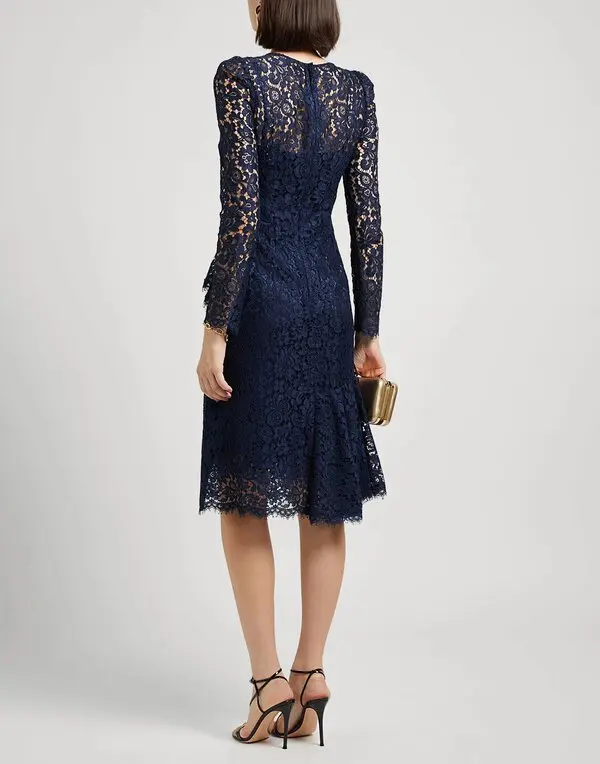 Dolce & Gabbana Lace Long-sleeve Dress