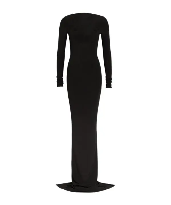 Rick Owens Temple Panelled Stretch-tulle Gown