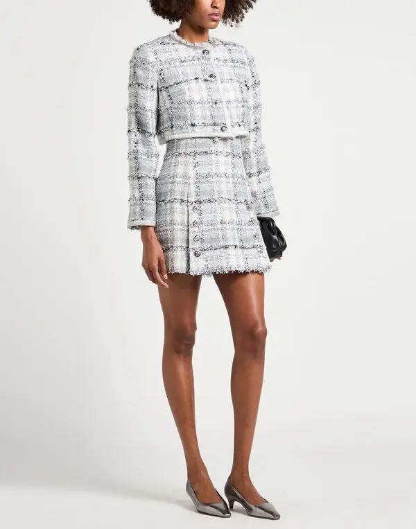 Dolce & Gabbana Plaid Metallic Blazer