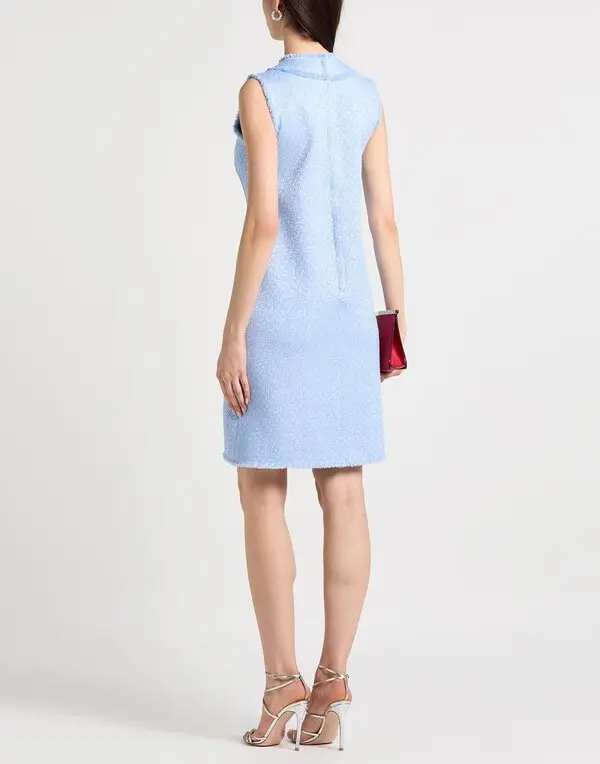 Dolce & Gabbana Fitted Sleeveless Tweed Dress
