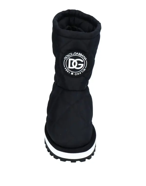 Dolce & Gabbana Quilted Padded Ankle Boots