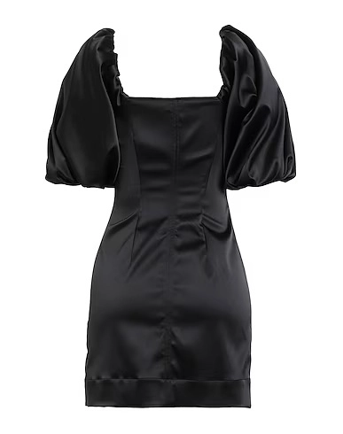 GANNI Short Sleeve Square Neck Dress