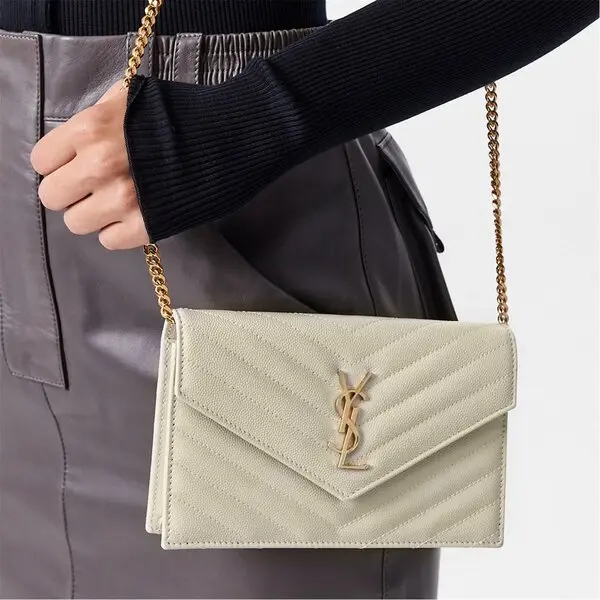 Saint Laurent Monogram Logo Shoulder Bag