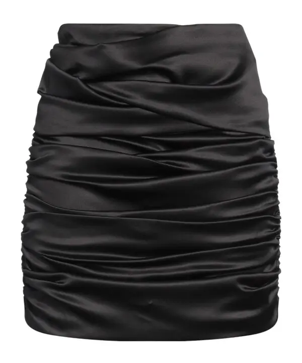 Dolce & Gabbana High Waist Bodycon Skirt - Black