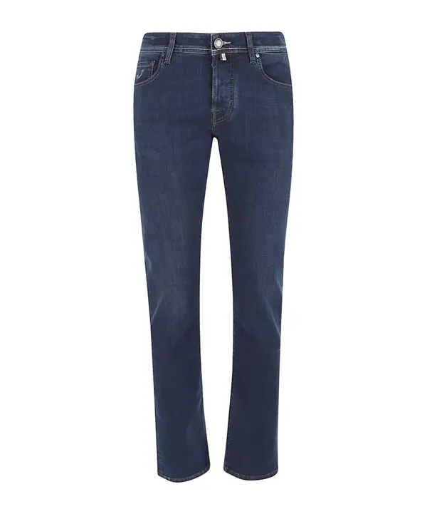 Jacob Cohen Slim Fit Jeans With Logo Patch