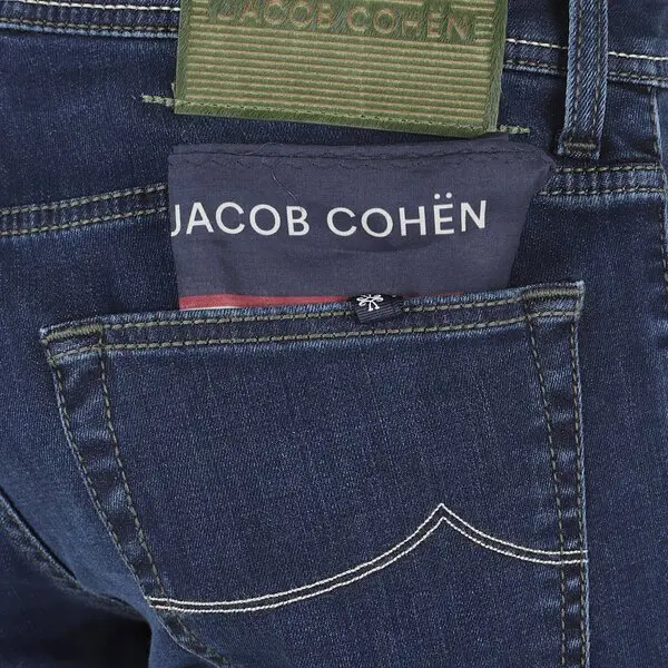 Jacob Cohen Slim Fit Jeans With Logo Patch