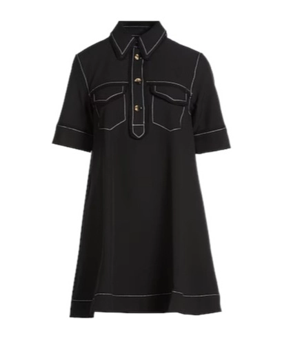 GANNI Short Sleeve Dress