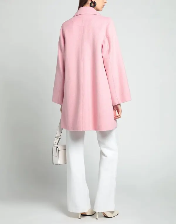 GANNI Minimalist Double-breasted Long-sleeve Coat