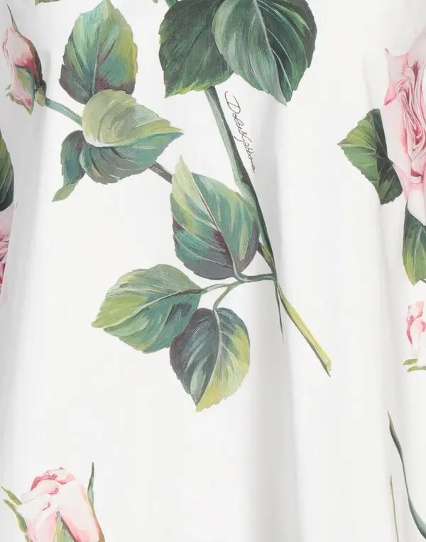 Dolce & Gabbana Sleeveless Peplum Top With Floral Print