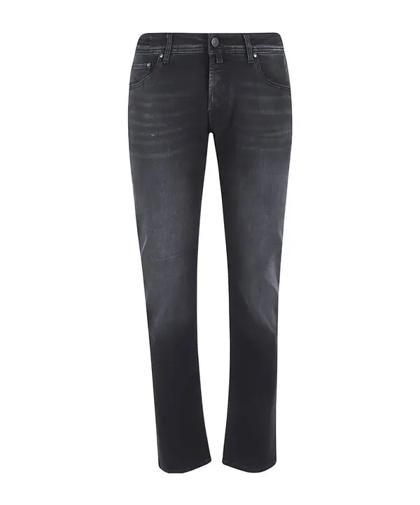 Jacob Cohen Five-pocket Jeans With Button Fly