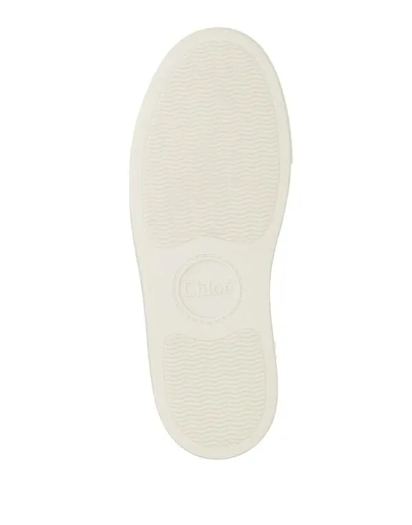 Chloé Crocheted Lace-up Round Toe Sneakers
