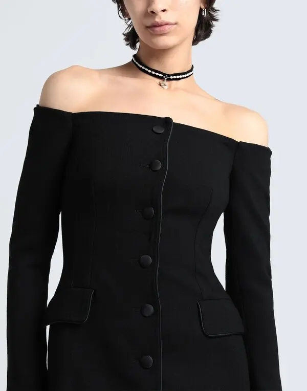 Dolce & Gabbana Minimalist Long-sleeve Blazer Dress