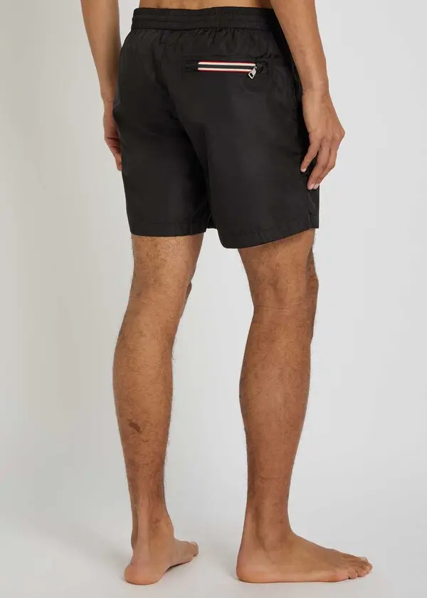 Moncler Elastic Waist Swim Trunks