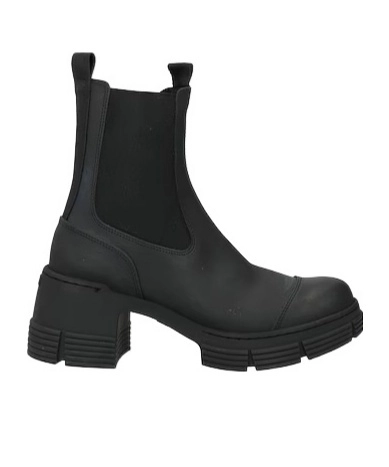GANNI Chelsea Boots With Block Heel
