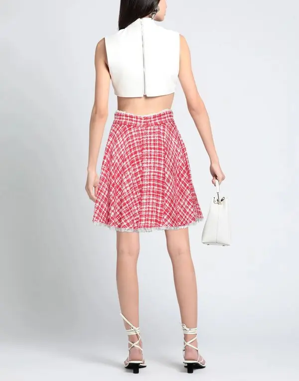 Dolce & Gabbana Plaid Spliced Mini Skirt
