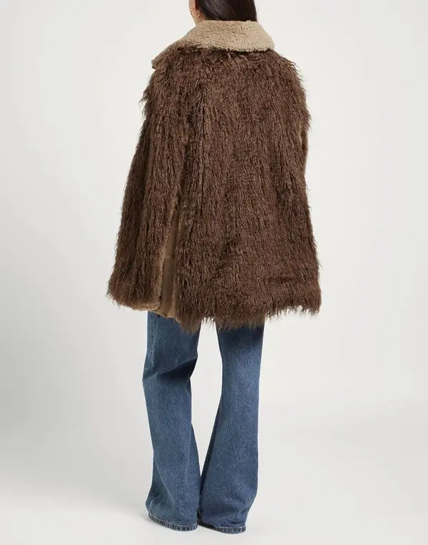 DIESEL® Two-tone Teddy Fleece Coat