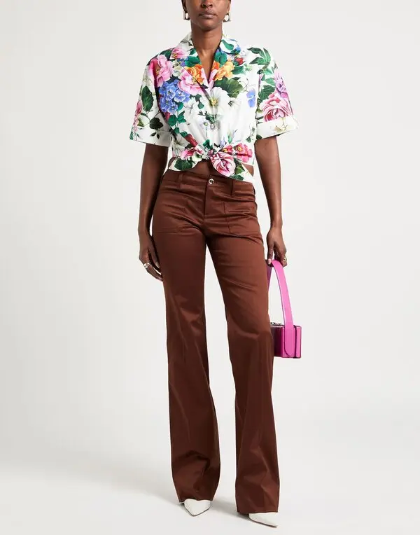 Dolce & Gabbana Floral Print Shirt - White