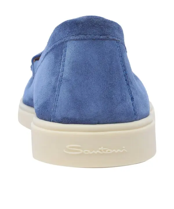 Santoni Logo Moulded Loafers - Blue