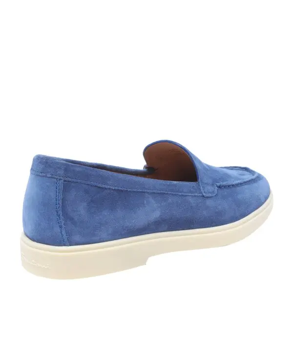 Santoni Logo Moulded Loafers - Blue