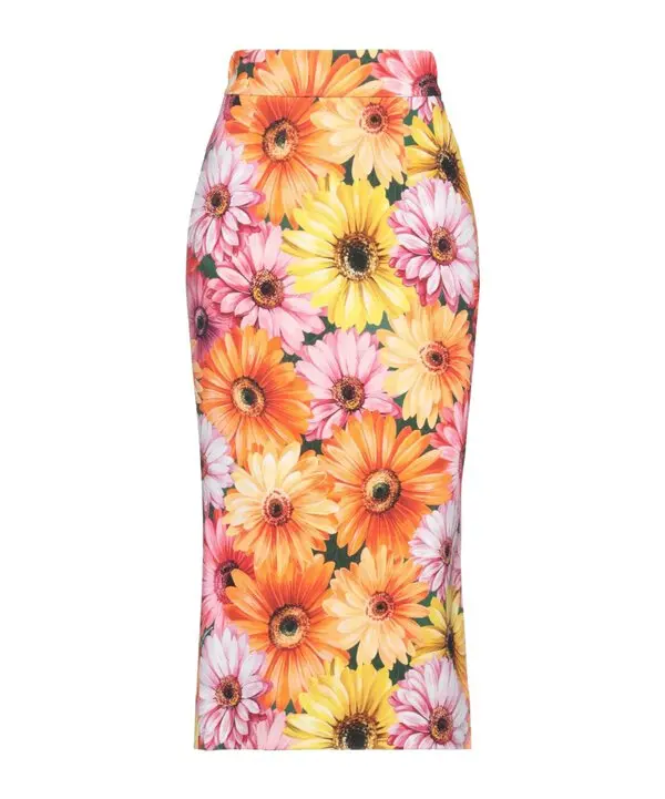 Dolce & Gabbana Floral Print Midi Skirt