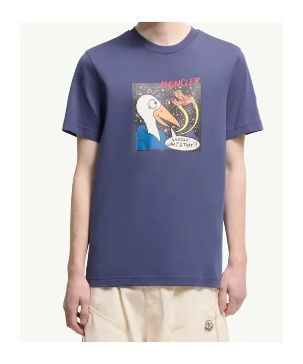 Moncler Space Monduck Cotton T-shirt