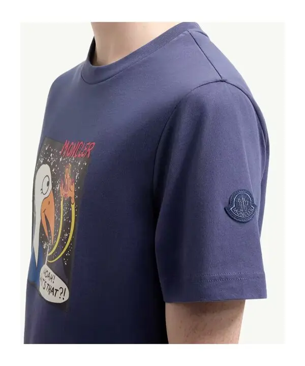 Moncler Space Monduck Cotton T-shirt
