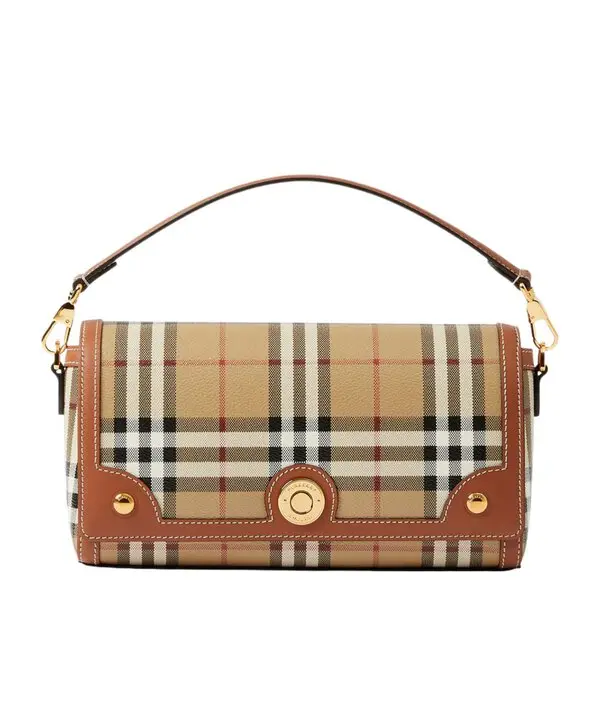 Burberry Checkered Flap Shoulder Bag