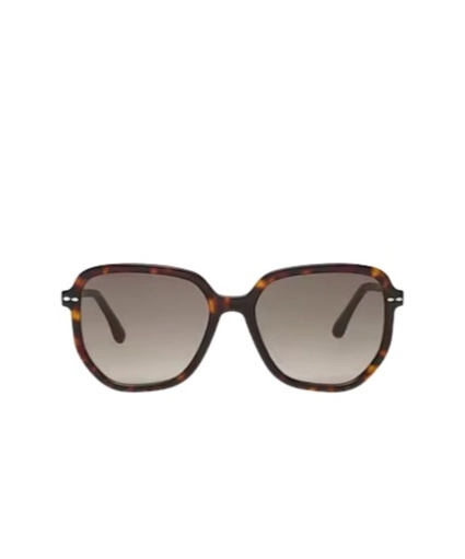 Isabel Marant Étoile Geometric Tortoiseshell Print Sunglasses - Multicolor
