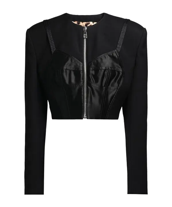 Dolce & Gabbana Zip-up Cropped Jacket
