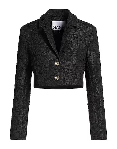 GANNI Floral Print Blazer