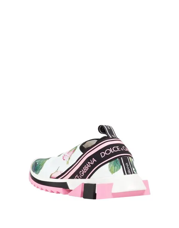 Dolce & Gabbana Floral Print Sock Sneakers