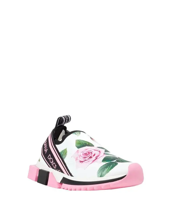 Dolce & Gabbana Floral Print Sock Sneakers