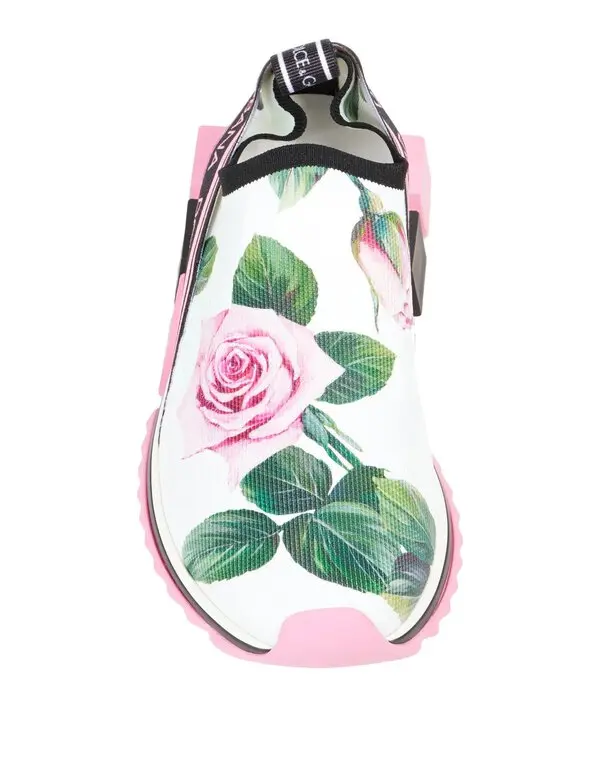 Dolce & Gabbana Floral Print Sock Sneakers