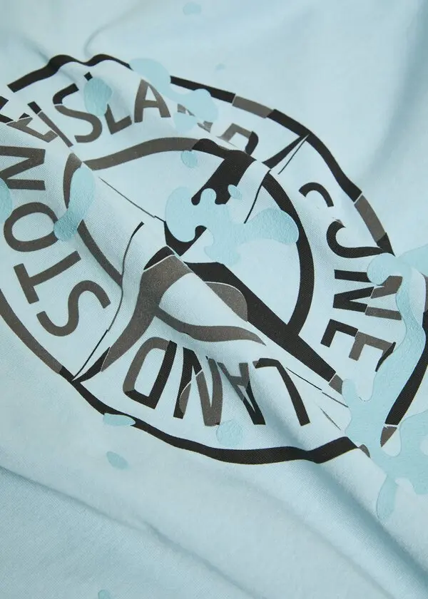 Stone Island Logo-print Cotton T-shirt