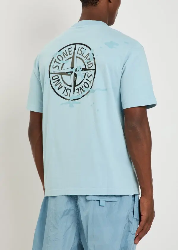Stone Island Logo-print Cotton T-shirt