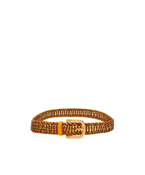 Gabriela Hearst Sam Woven Leather Belt