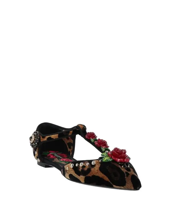 Dolce & Gabbana Floral Ballet Flats