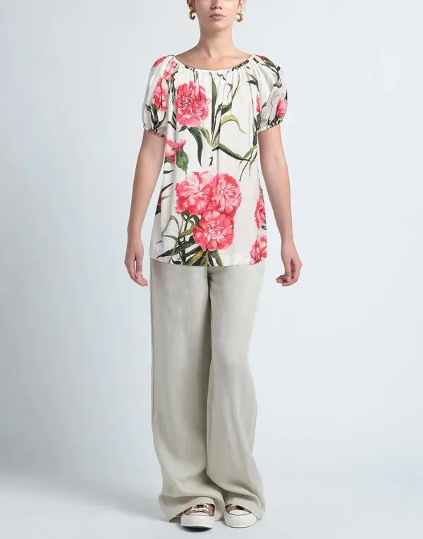 Dolce & Gabbana Floral Print Short Sleeve Top