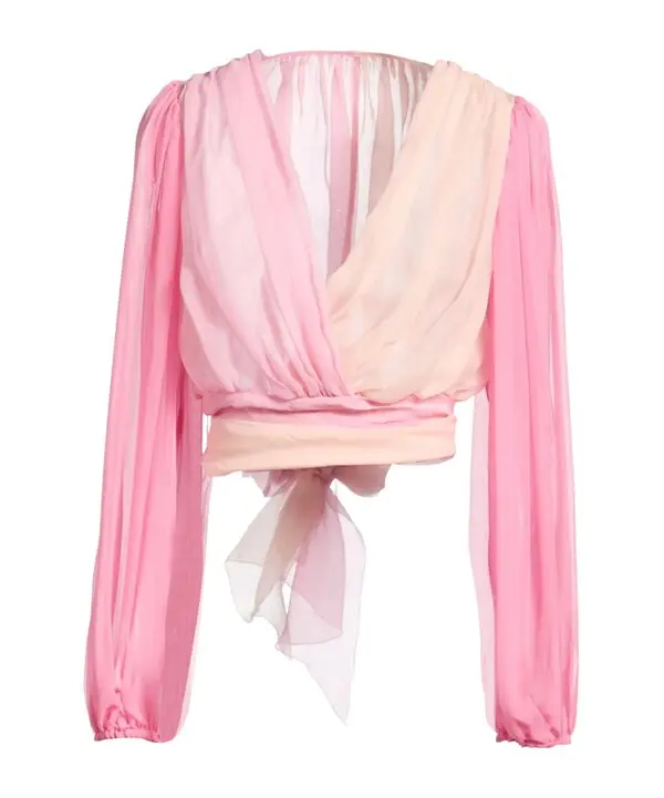 Dolce & Gabbana Chiffon Long-sleeve Top