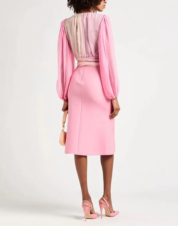 Dolce & Gabbana Chiffon Long-sleeve Top