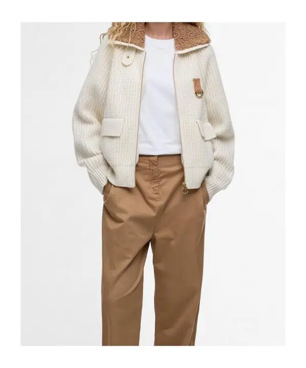 Barbour Zip Shearling Sweater