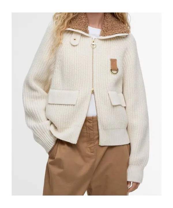 Barbour Zip Shearling Sweater