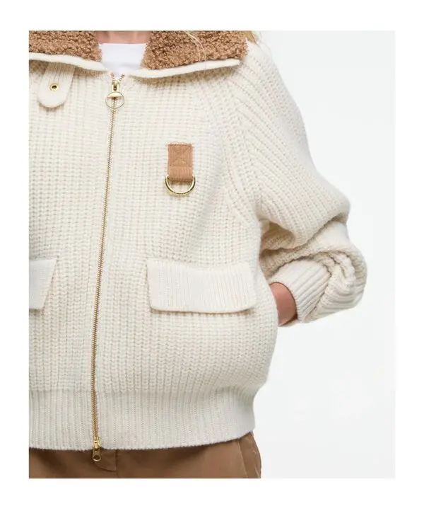 Barbour Zip Shearling Sweater