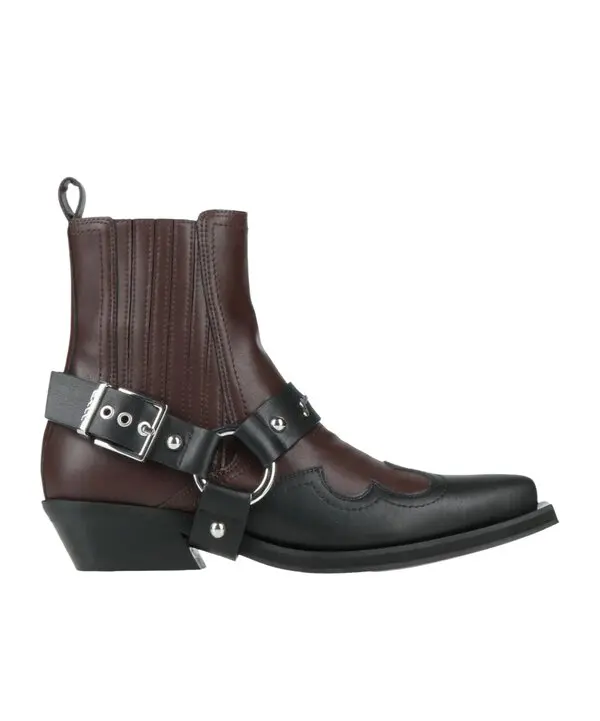 GANNI Two-tone Denim Ankle Boots