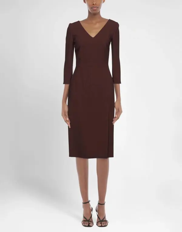 Dolce & Gabbana Solid Color Slim-fit Dress