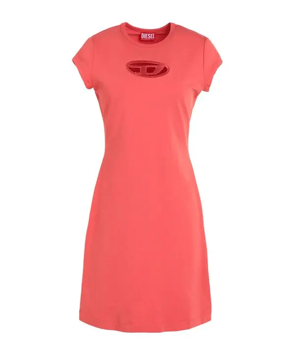 DIESEL® Loose And Comfortable Solid Color T-shirt Dress
