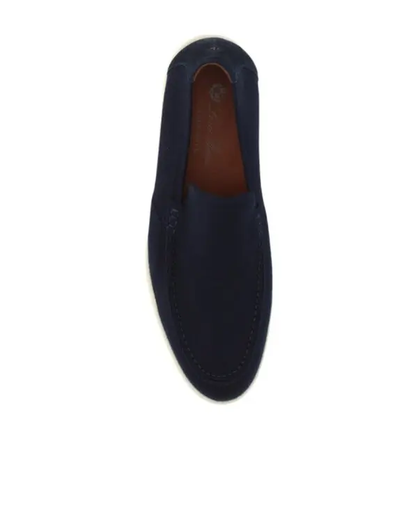 Loro Piana Flat Loafers With Contrasting Soles