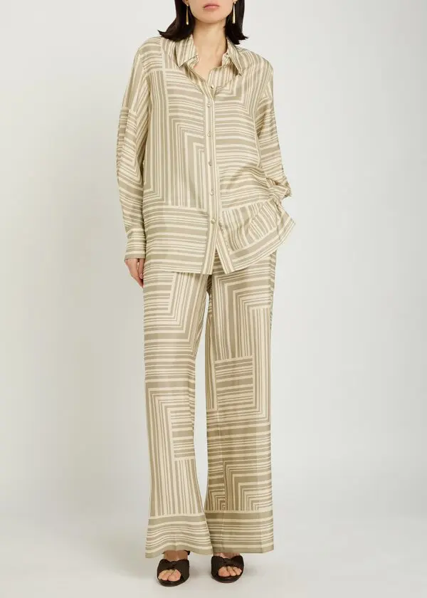 JOSEPH Silk Trousers