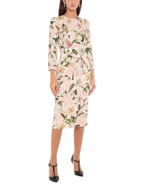 Dolce & Gabbana Floral Print Midi Dress