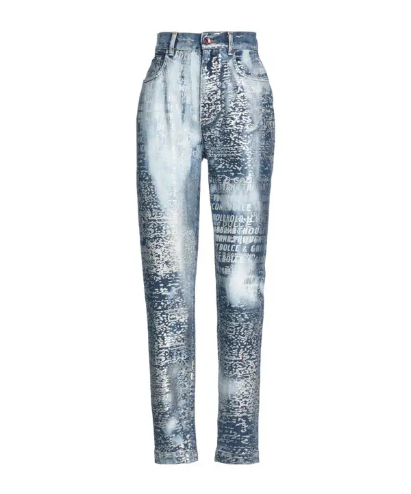 Dolce & Gabbana Two-tone Mid-rise Jeans - Blue